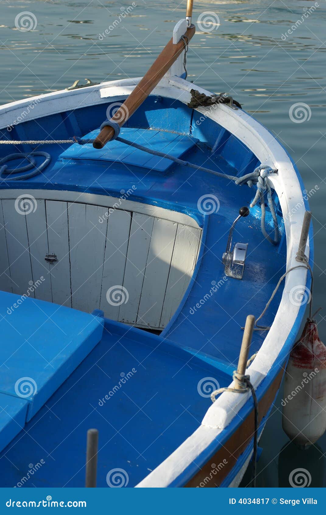 Blue Boat Picture. Image: 4034817