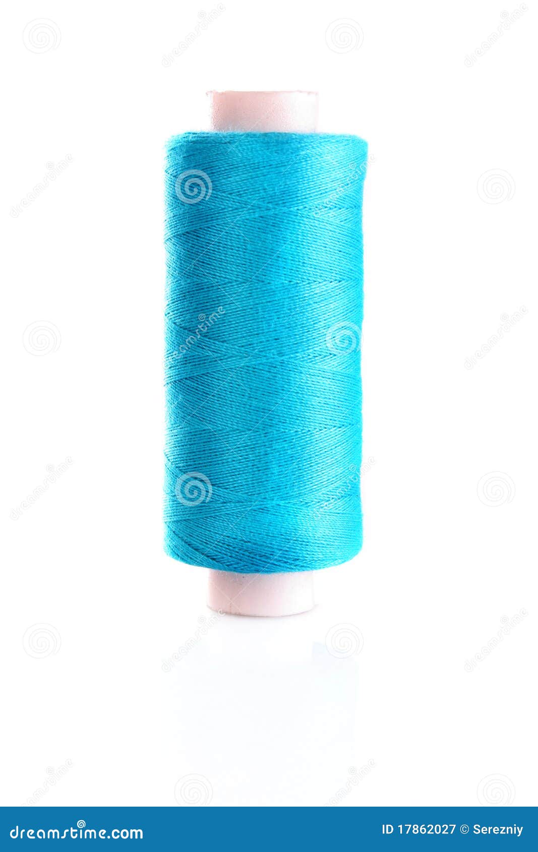 Blue Bobbin Thread Isolated Stock Image - Image of hobby, string: 17862027