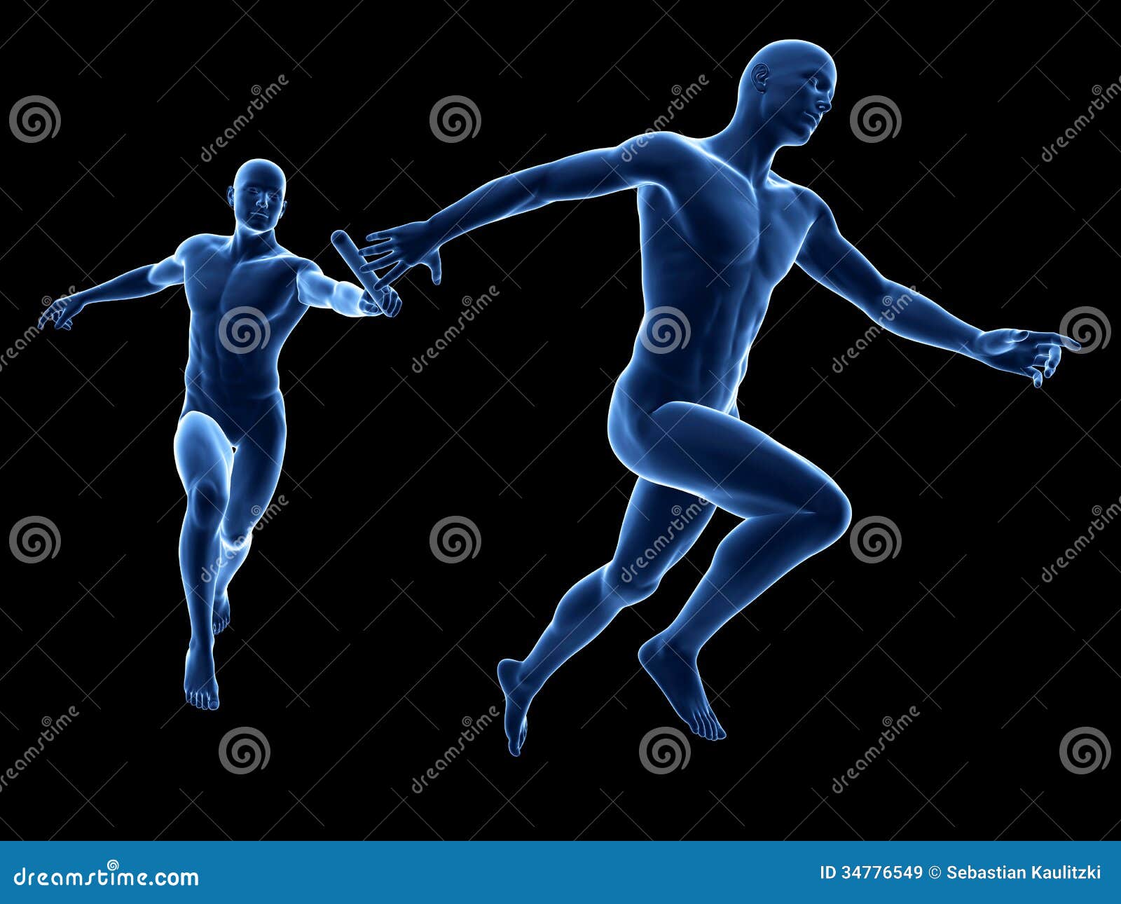 Blue bodies stock illustration. Illustration of anatomical - 34776549