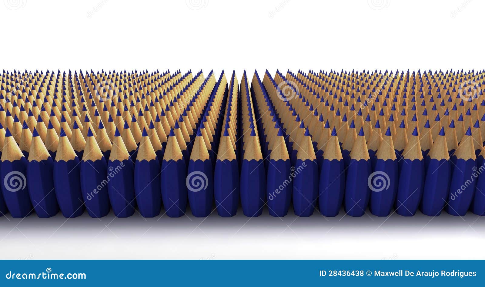 Blue bomb pencils stock illustration. Illustration of lead - 28436438