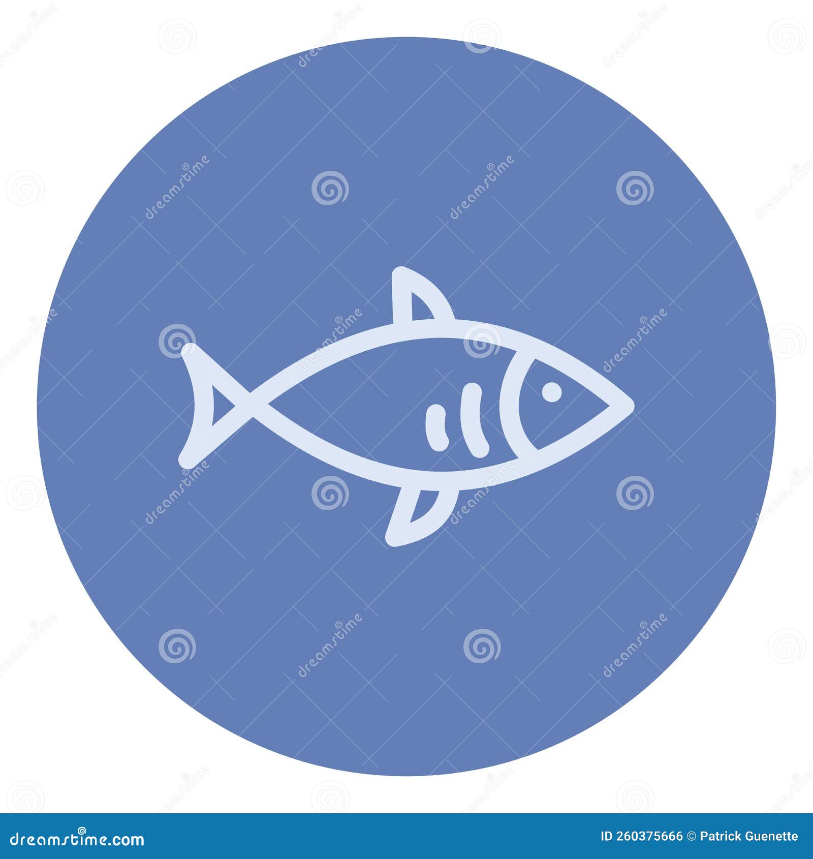 Bonefish, A Marine Fish From The Warm Seas In Side View Cartoon Vector ...