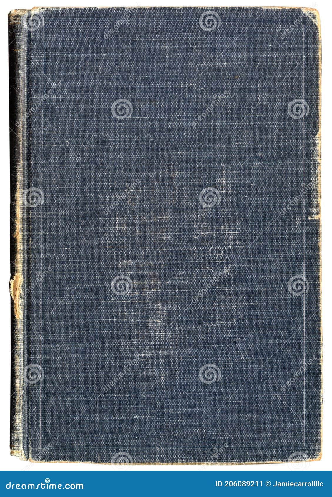 Blue Book Cover Textured Background Isolated on White Stock Image ...