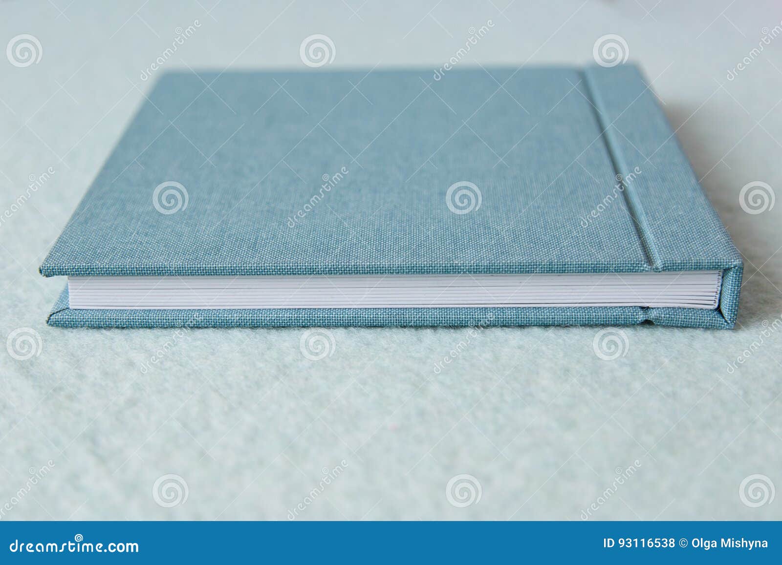 Blue Book with Fabric Cover Stock Photo - Image of library, information ...