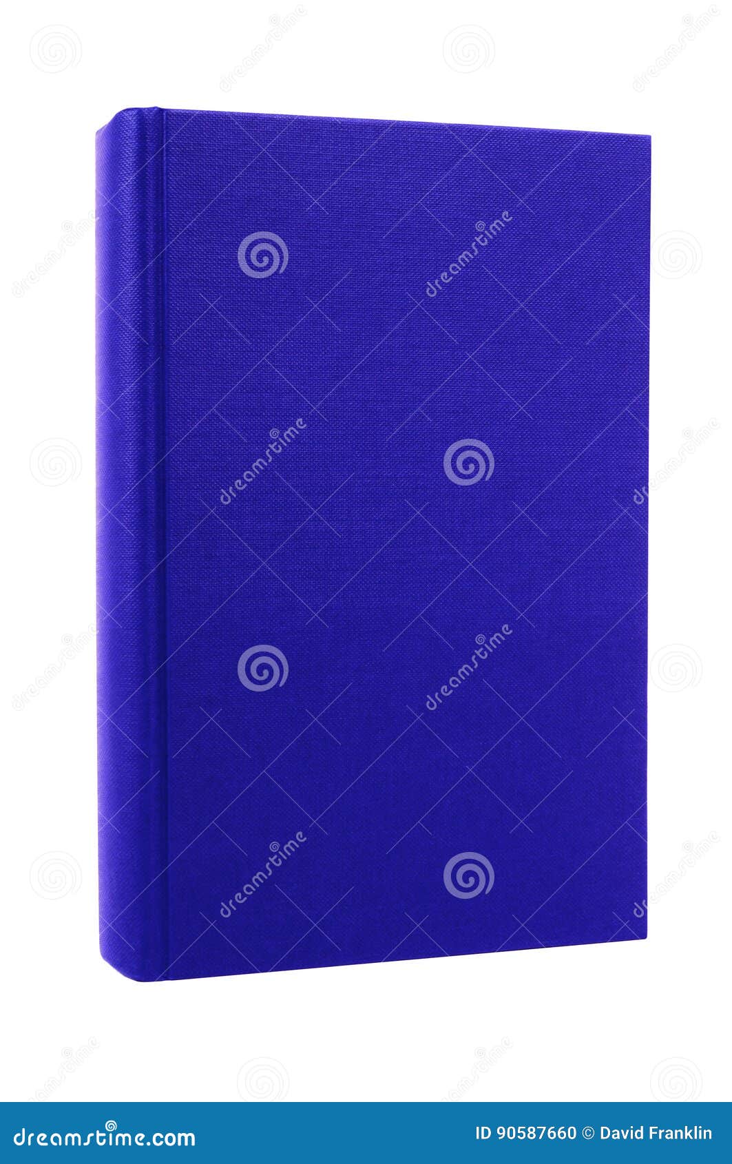 Blue Book Front Cover Vertical Stock Photo - Image of plain, vertical ...