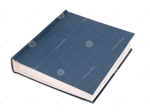 Blue Book Isolated on White Background Stock Illustration ...