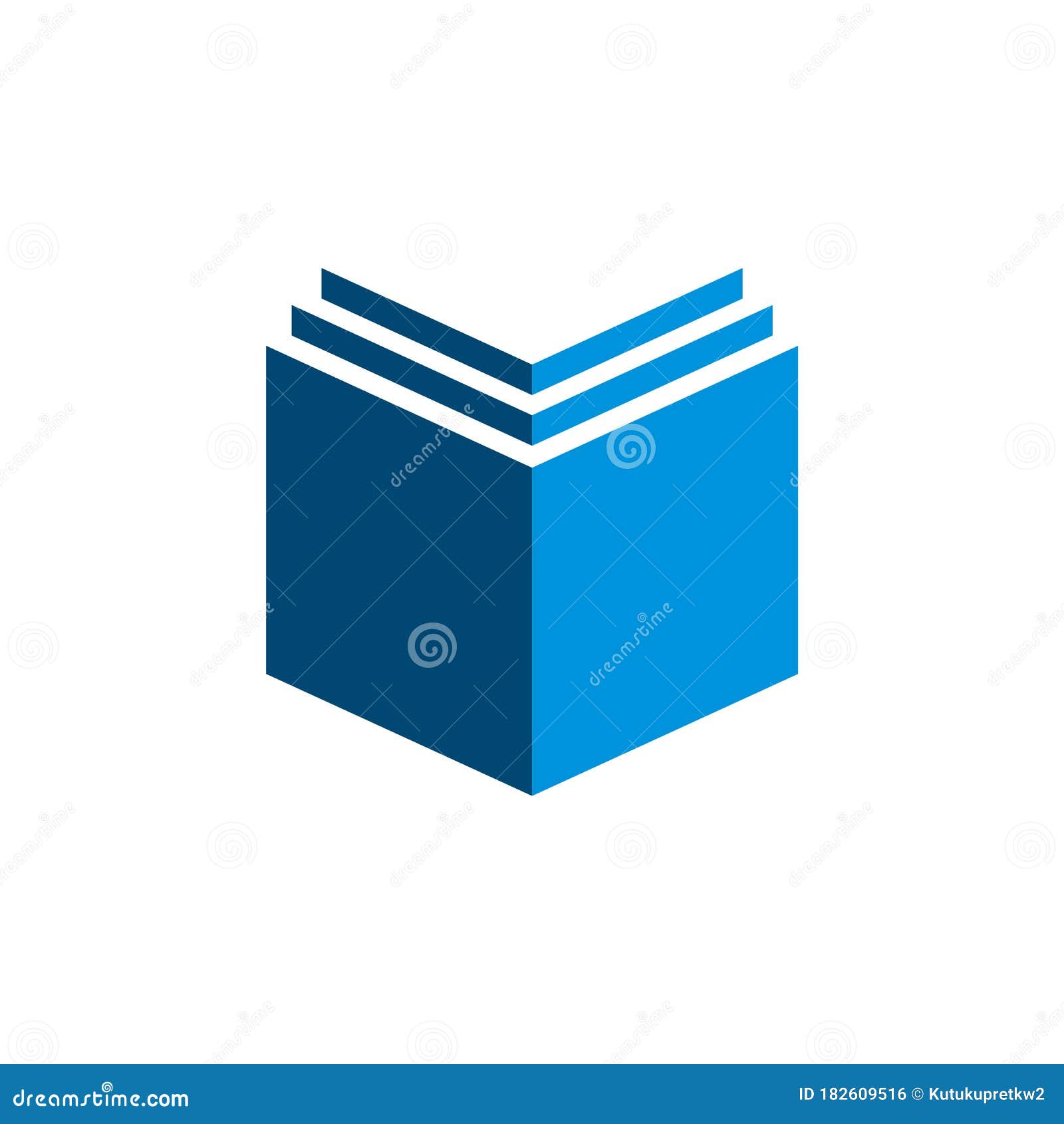 Blue Book Logo Template Illustration Design. Vector EPS 10 Stock Vector ...