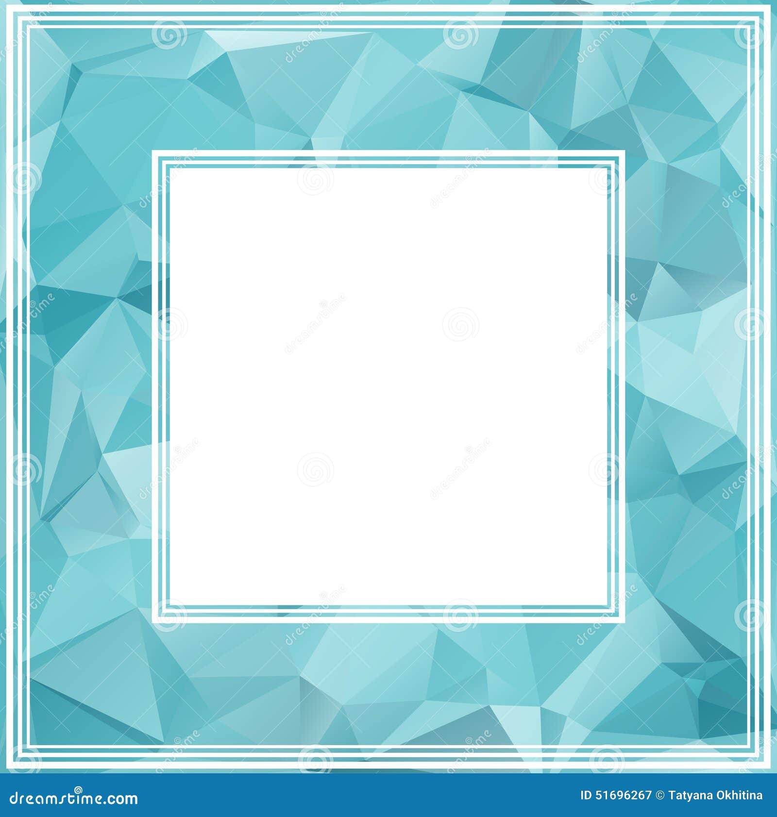 Blue border stock illustration. Illustration of geometry - 51696267