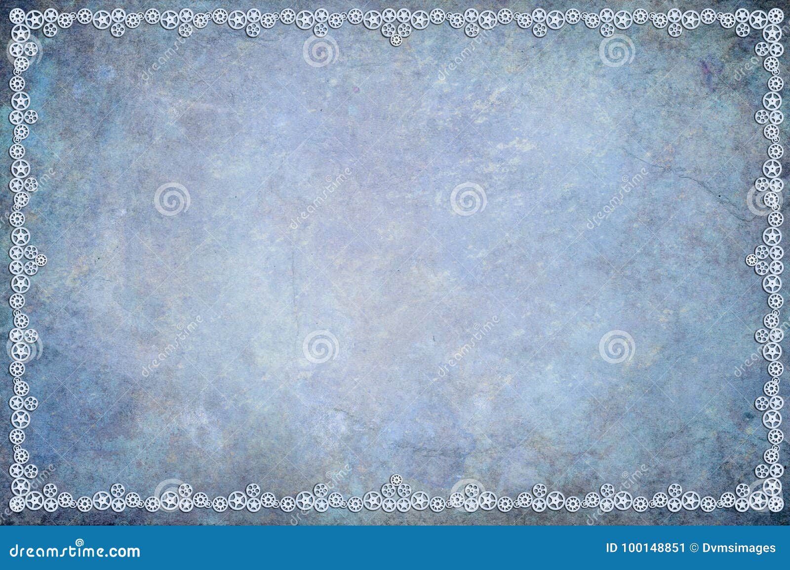 Blue Steampunk Background stock illustration. Illustration of ...