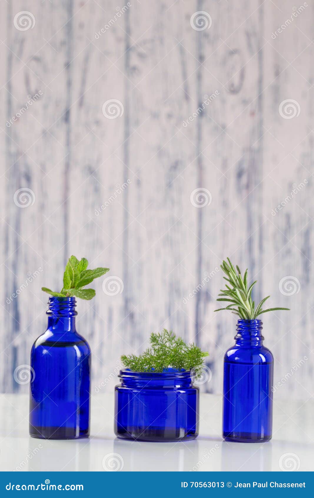 Blue Bottles of Aromatic Essential Stock Image - Image of bottle ...