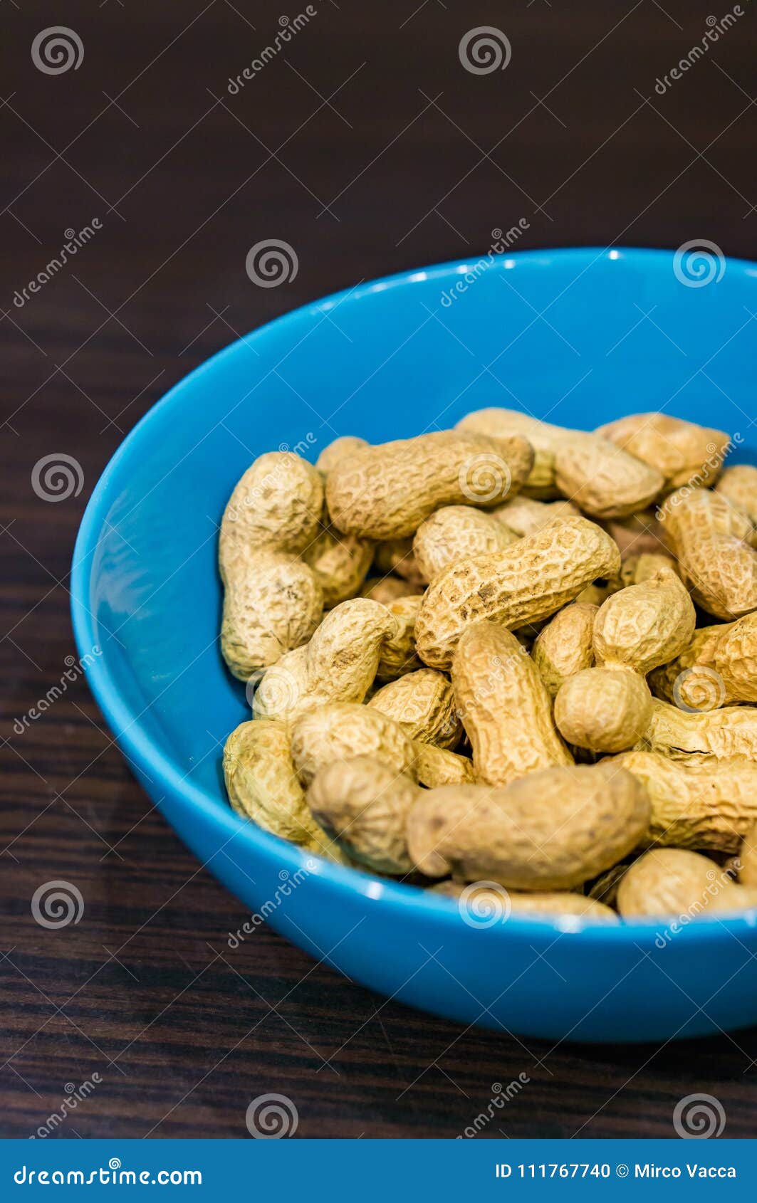 Whole roasted peanuts stock photo. Image of nuts, full - 111767740