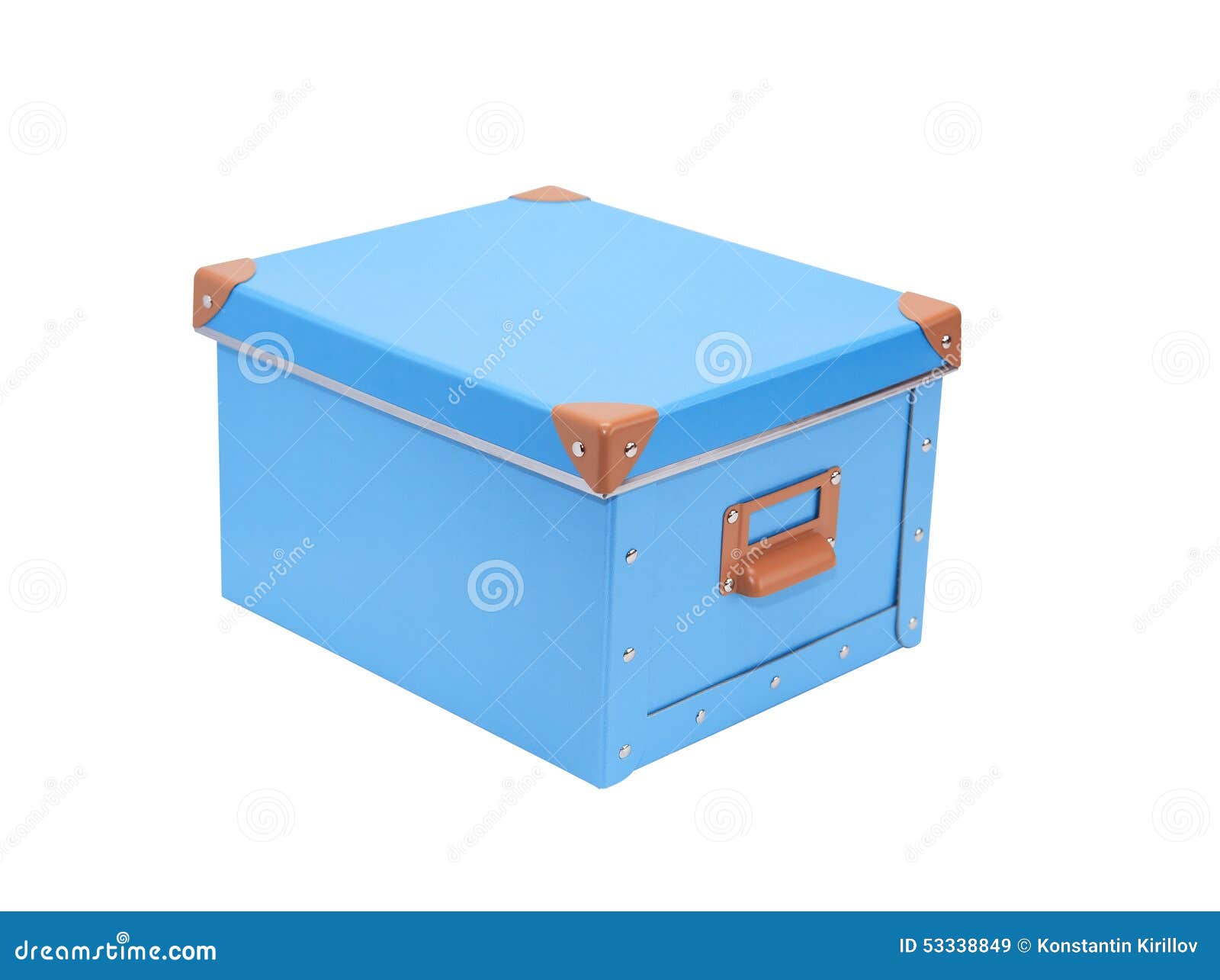 Blue Box stock image. Image of package, cover, packaging - 53338849
