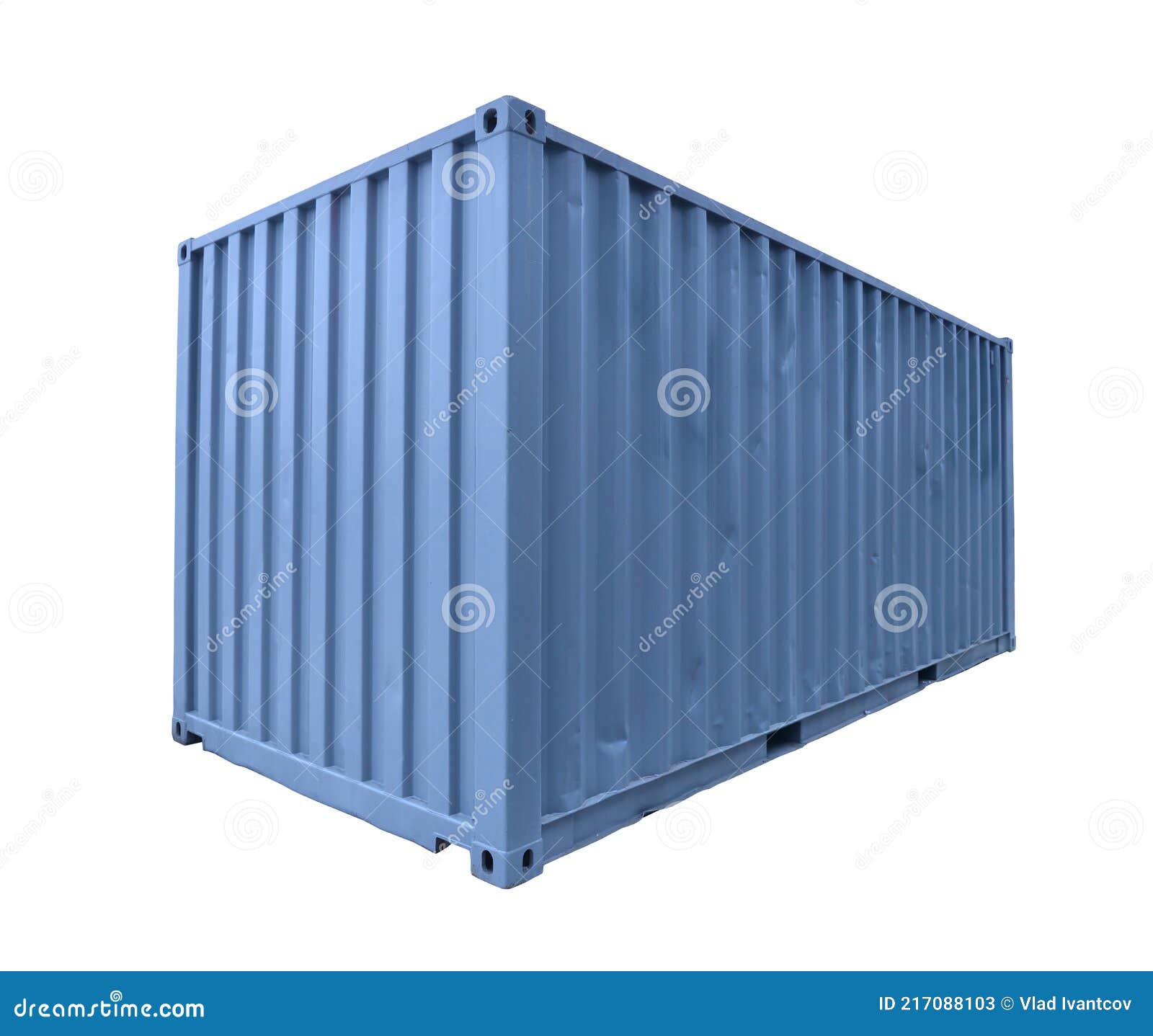 Blue Box Container Close Up Stock Image - Image of imports, pattern ...