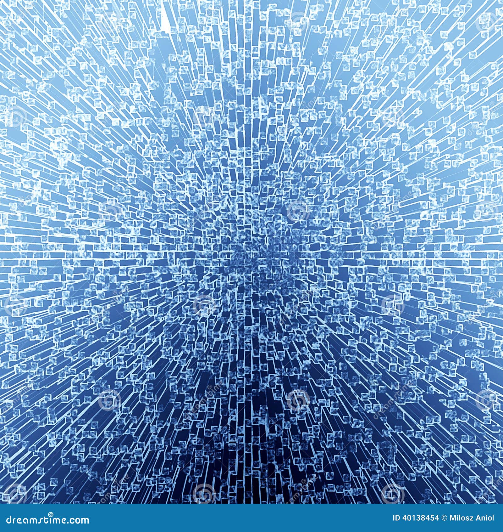 Blue Boxes Background Texture. Stock Illustration - Illustration of ...