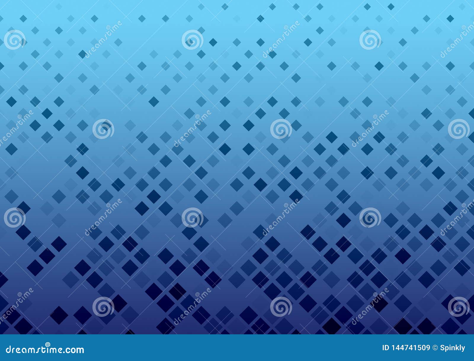 Blue Boxes Patterned Background Design Stock Illustration ...