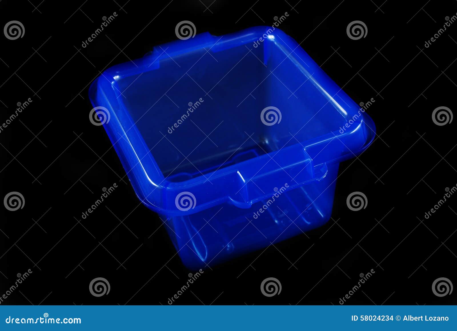 Blue boxes stock photo. Image of housewares, transparent - 58024234