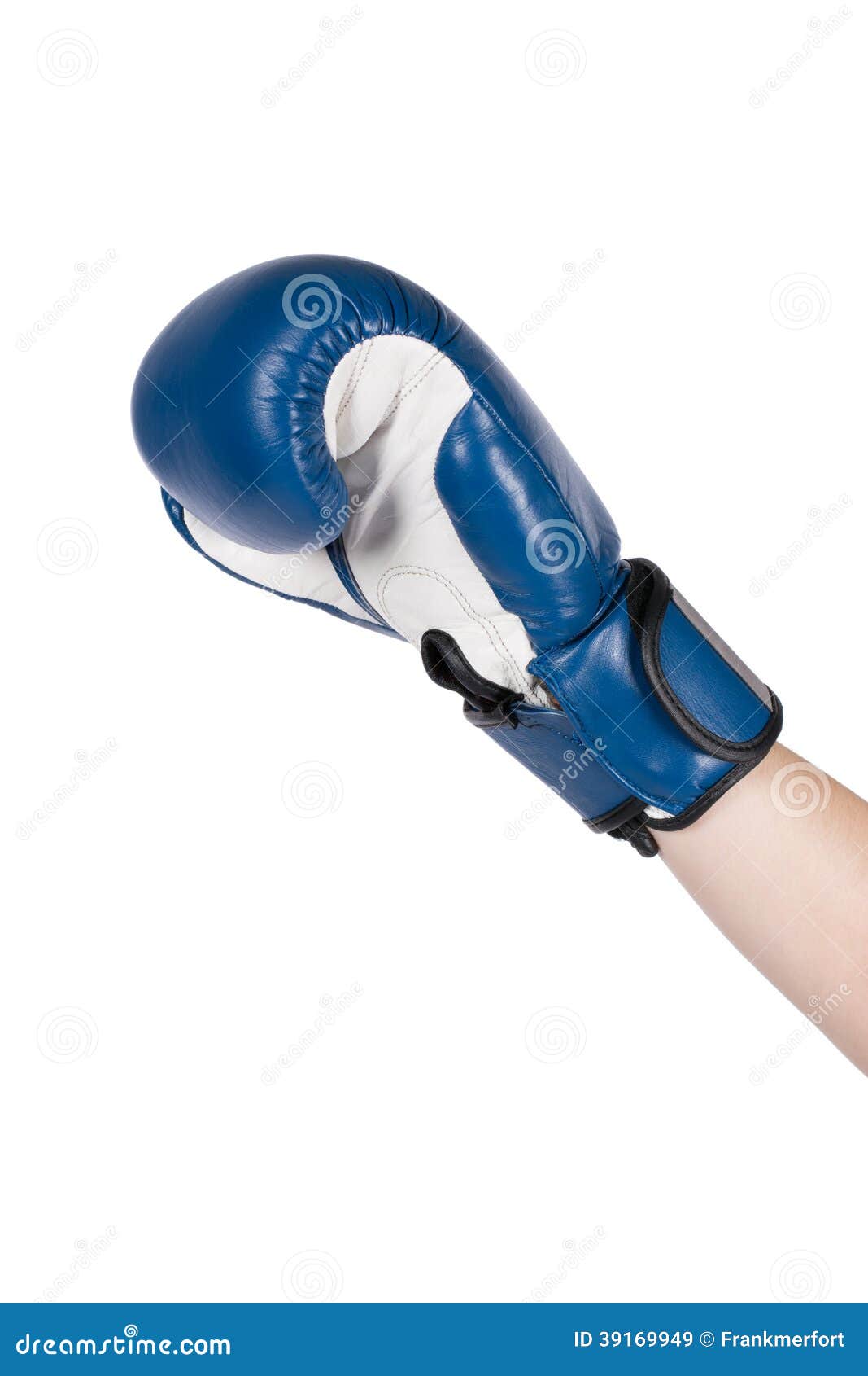 Blue boxing glove stock image. Image of kickboxing, fitness - 39169949