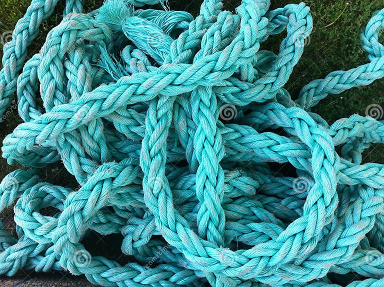 Blue braided rope pattern stock image. Image of blue - 54532001
