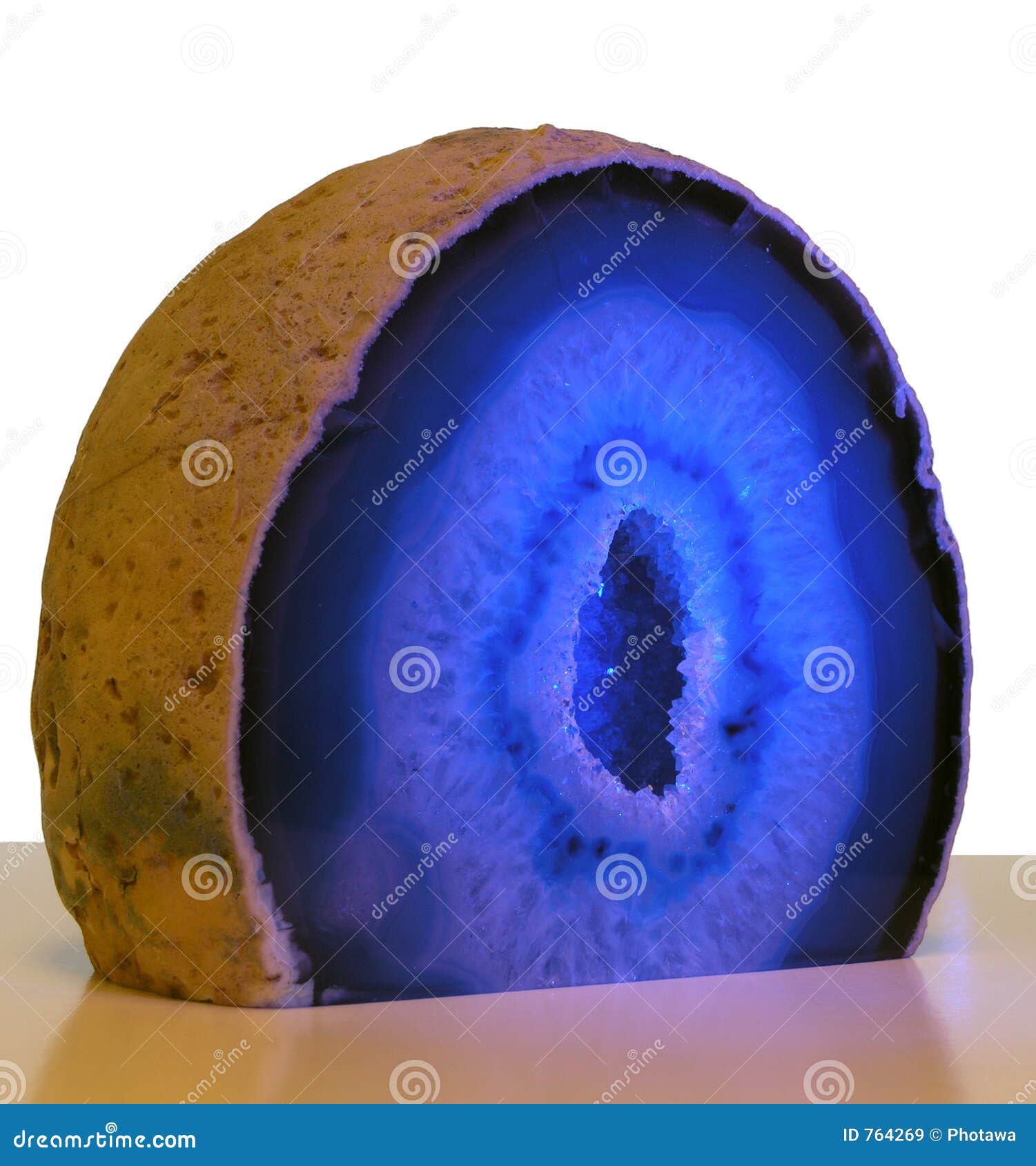 Blue Brazil Rock stock image. Image of crystal, polished - 764269