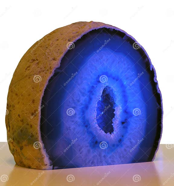 Blue Brazil Rock stock image. Image of crystal, polished - 764269