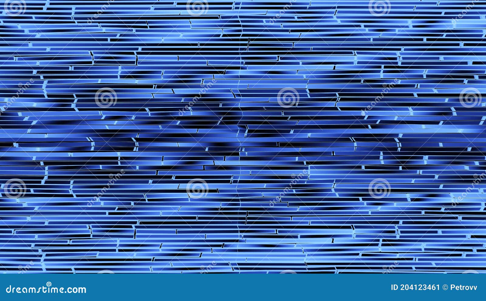 Blue Brick Wall Background with X-ray Stock Illustration - Illustration ...