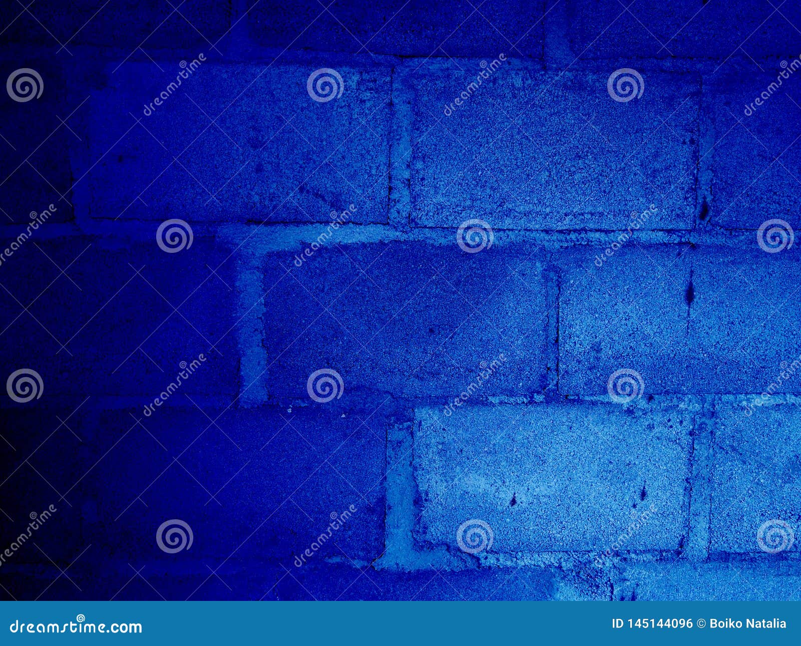 Blue Brick Wall, Brickwork Background, Blue Brick Stock Photo - Image ...