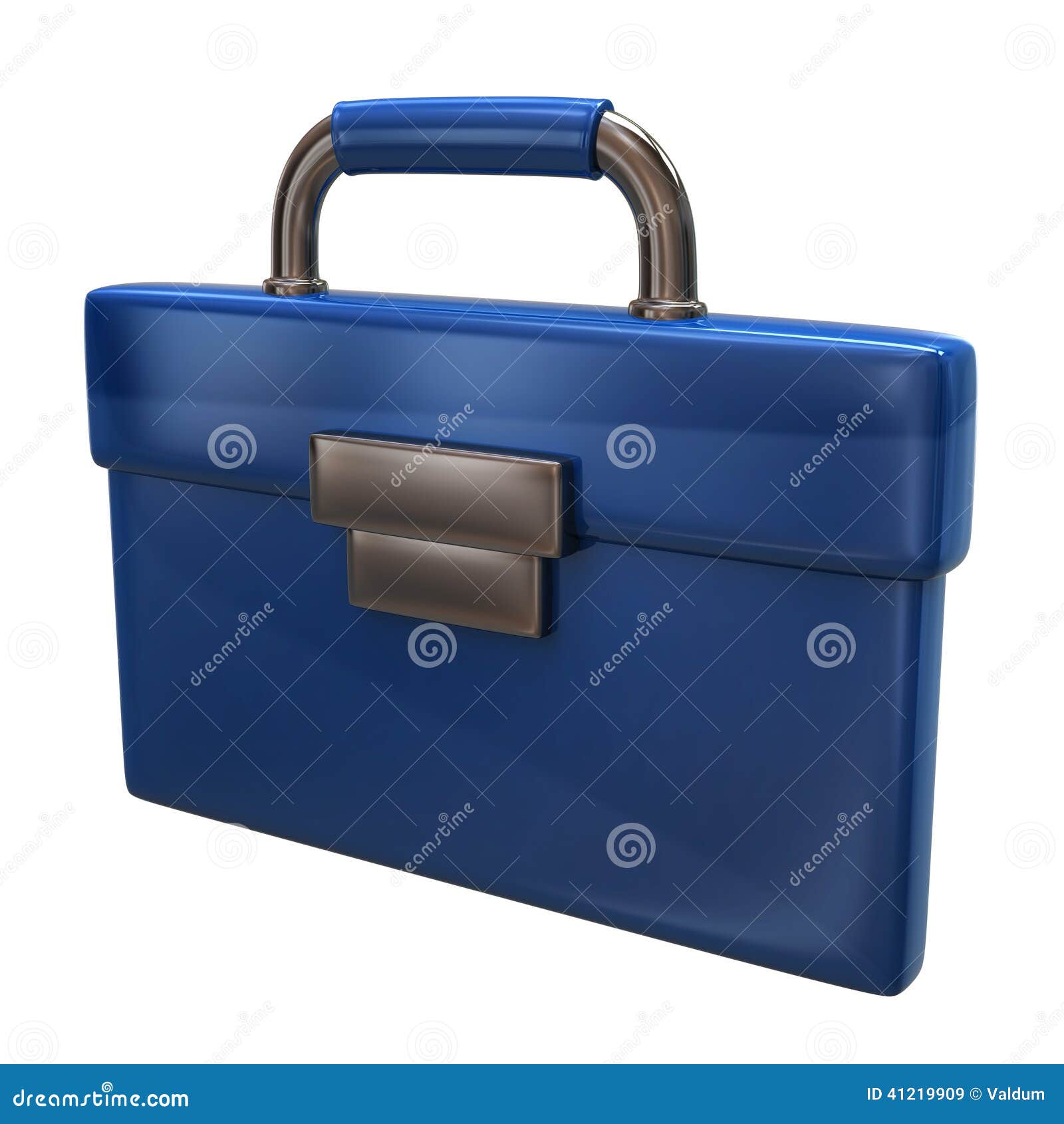 Blue briefcase icon stock illustration. Illustration of background ...