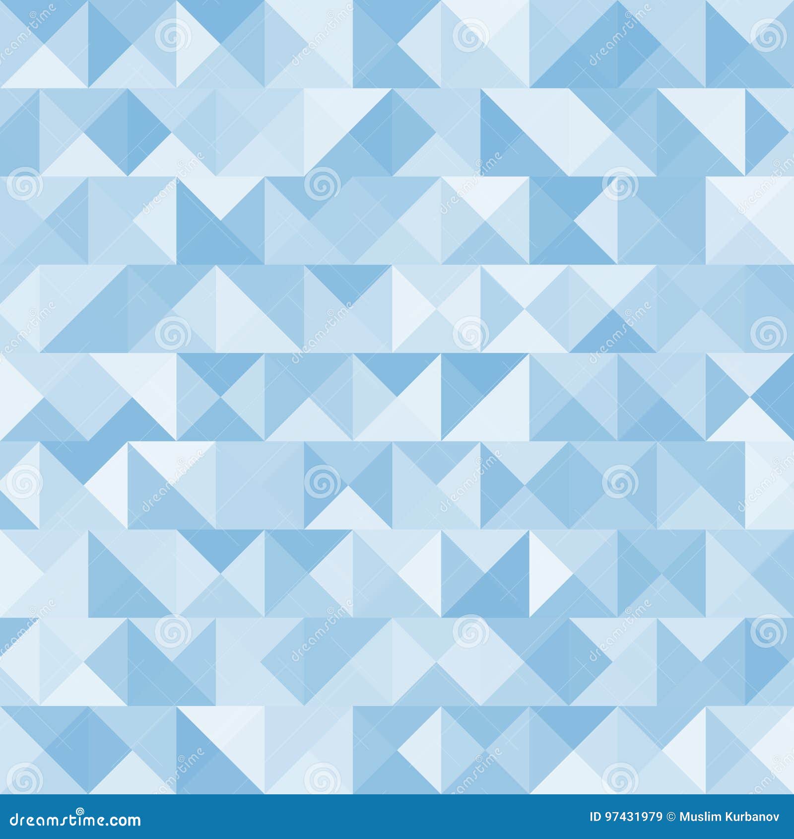 Blue Bright Abstract Triangles Background. Vector Stock Vector ...
