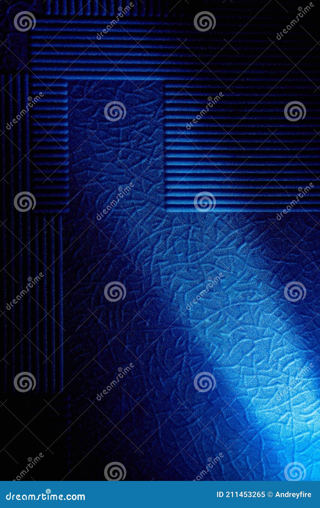Blue Bright Diagonal Ray of Light Crosses the Background with a Pattern ...