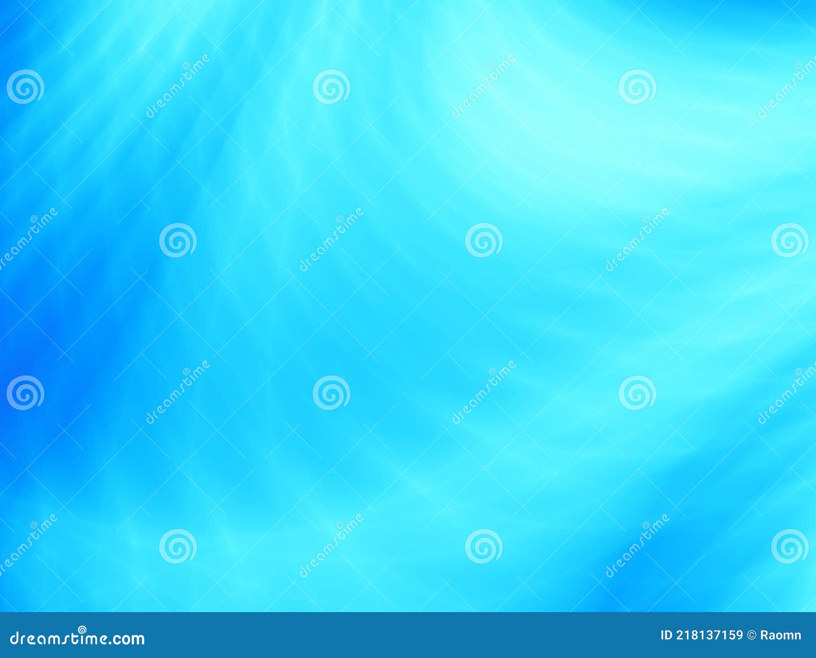 Blue Bright Wave Sea Art Abstract Banner Stock Illustration ...