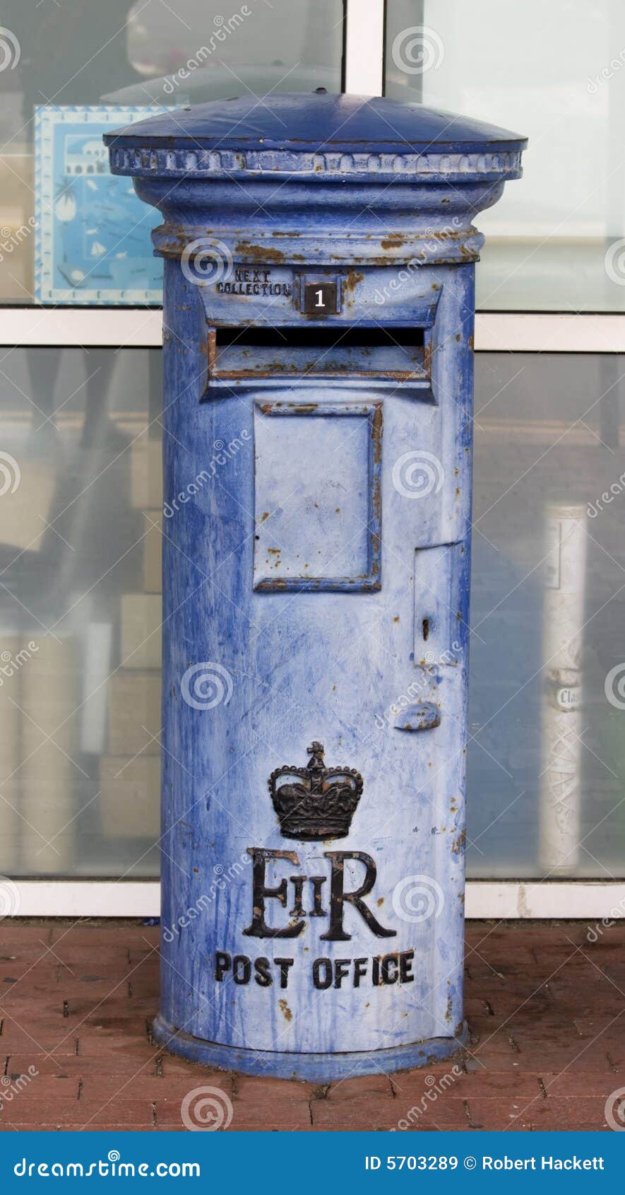 Blue British mail box stock image. Image of virgin, blue - 5703289