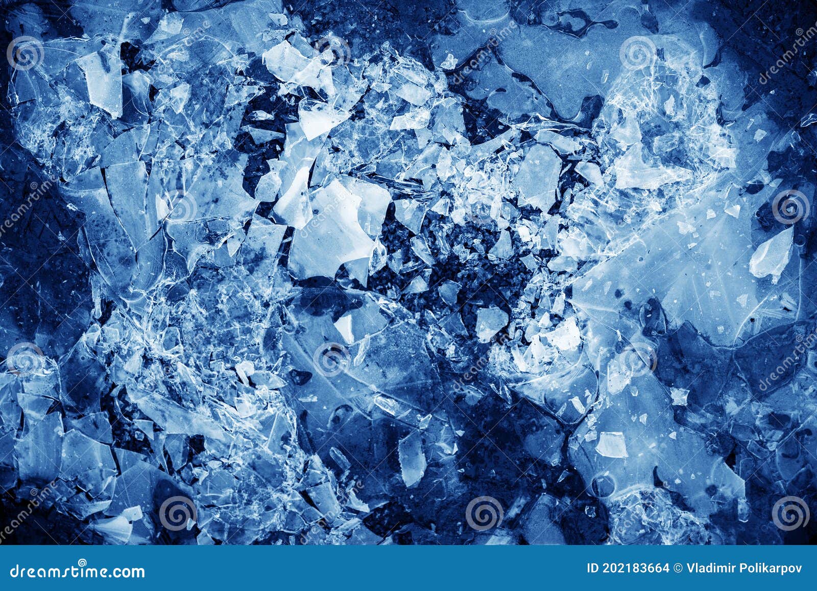 Blue Broken Ice. Background for Design Stock Photo - Image of pieces ...