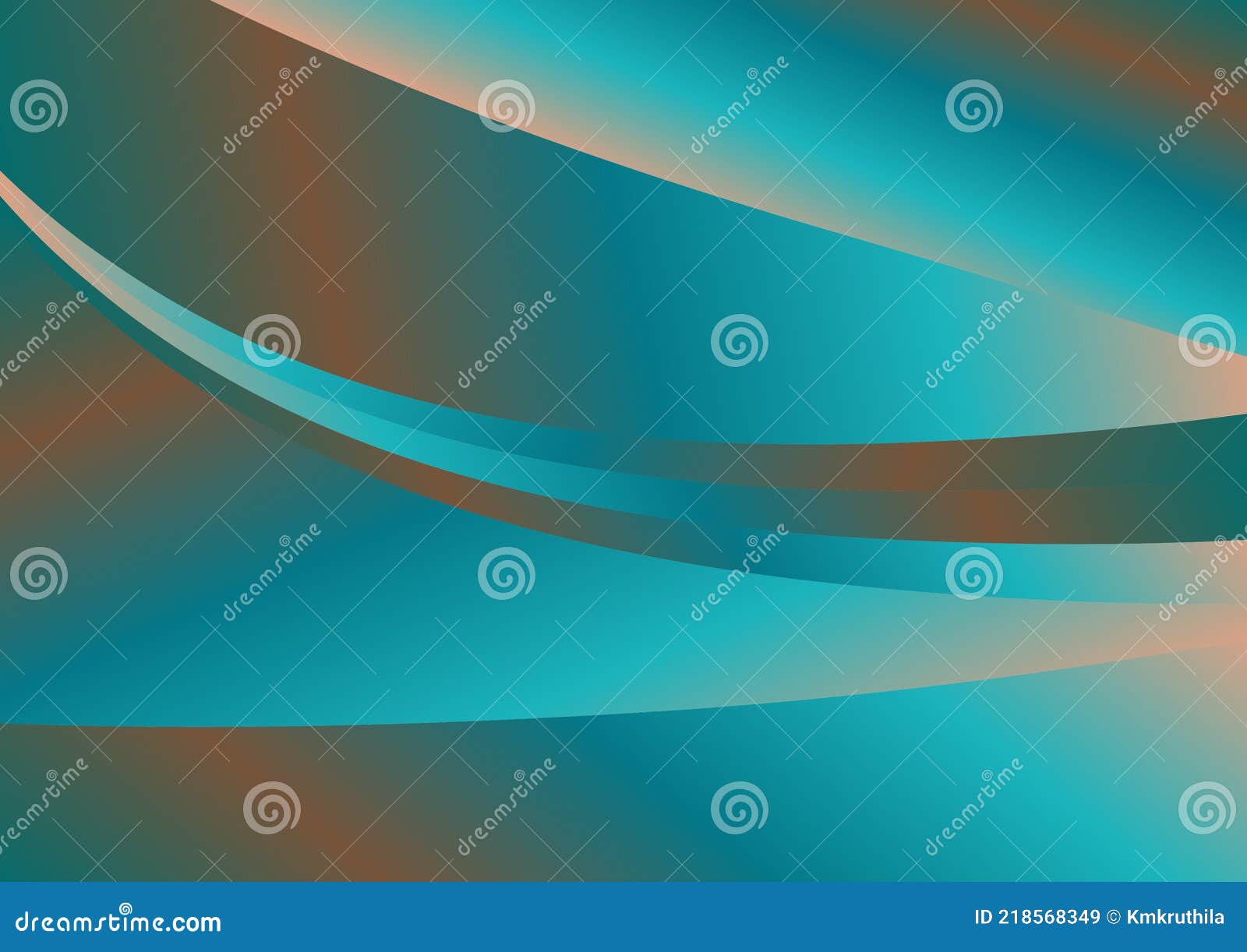 Blue and Brown Gradient Wave Background Vector Graphic Stock Vector ...