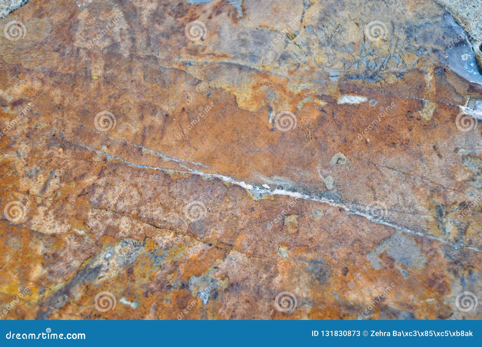 Rock Surface Texture Blue and Brown Stock Image - Image of obsolete ...