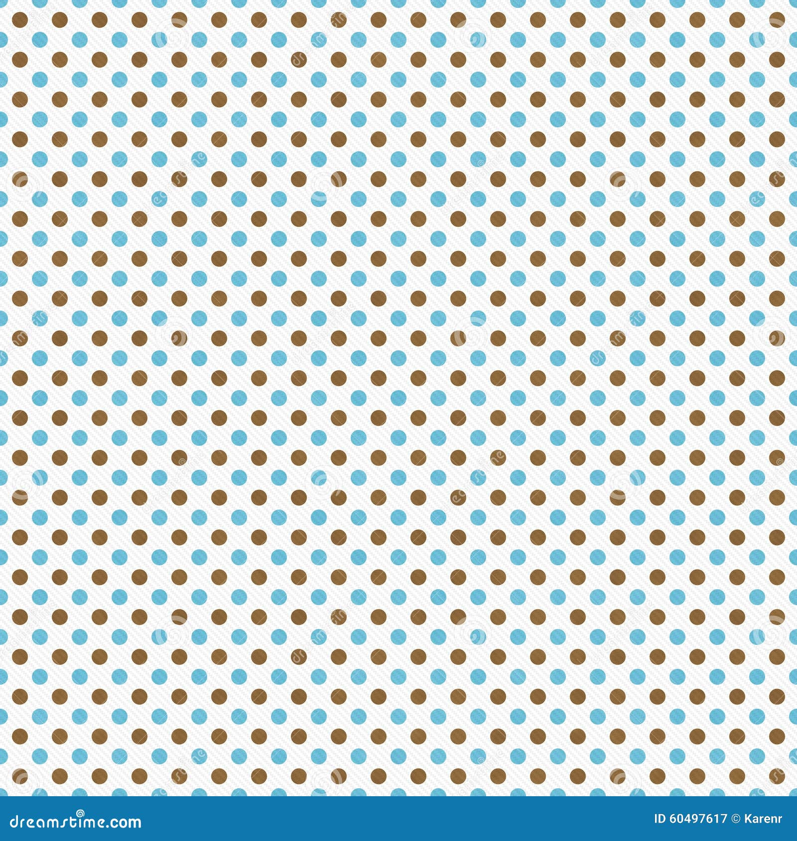 Blue, Brown and White Polka Dot Abstract Design Tile Pattern Re Stock ...