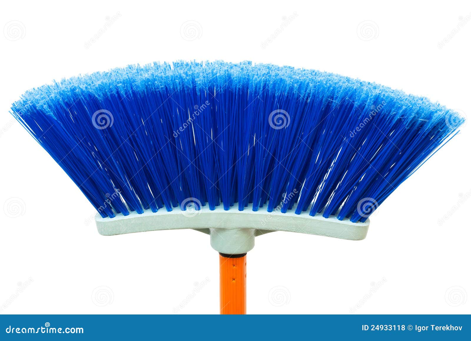 Blue brush stock photo. Image of housework, besom, domestic - 24933118