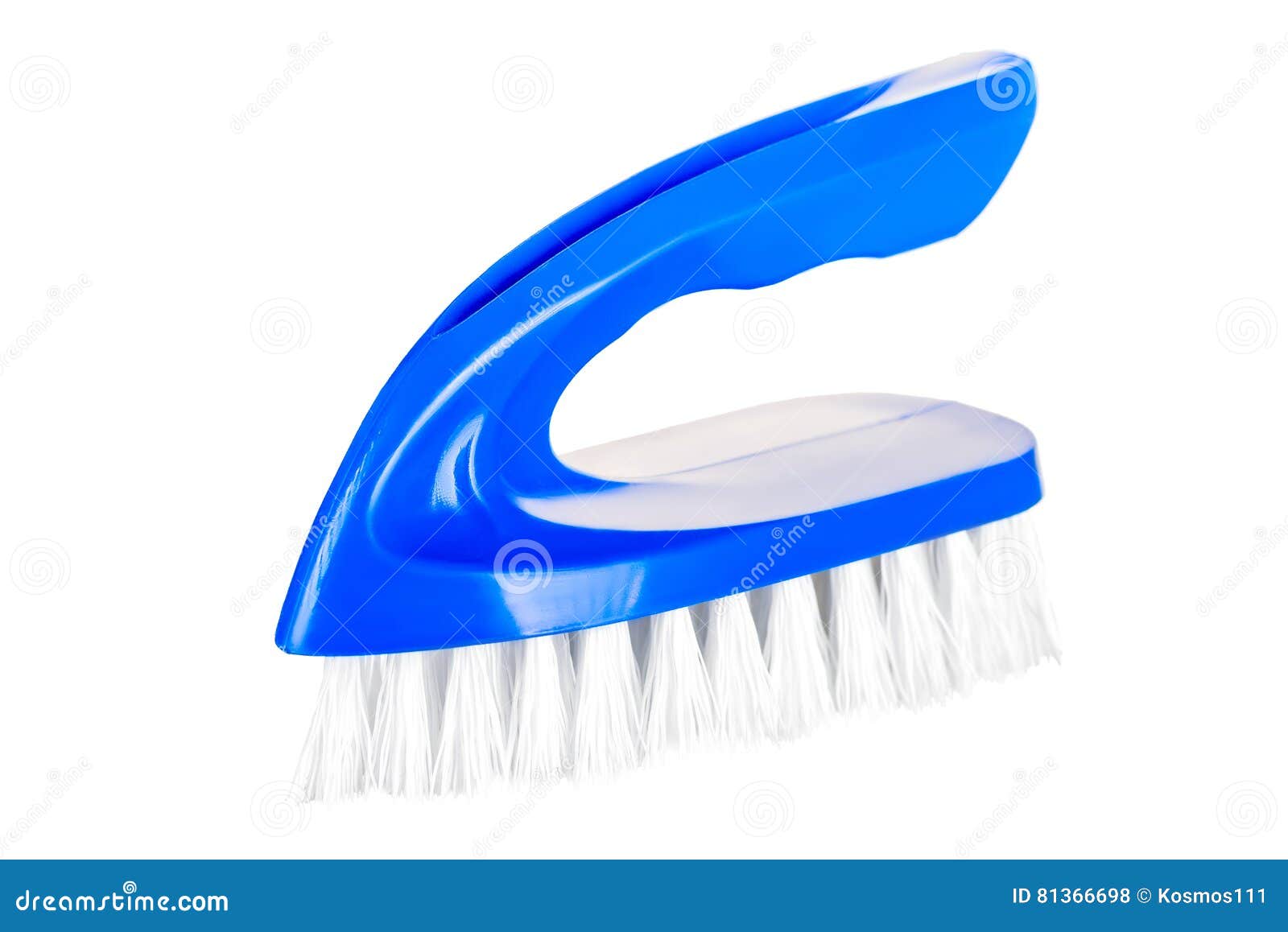 Blue Brush for Cleaning House Close-up Stock Photo - Image of cleaner ...