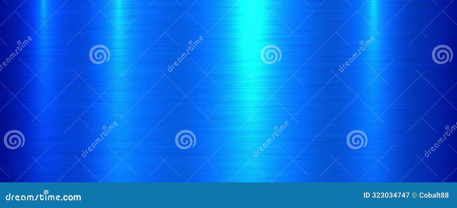 Blue Brushed Metal Texture Background, Shiny Lustrous Metallic 3d ...