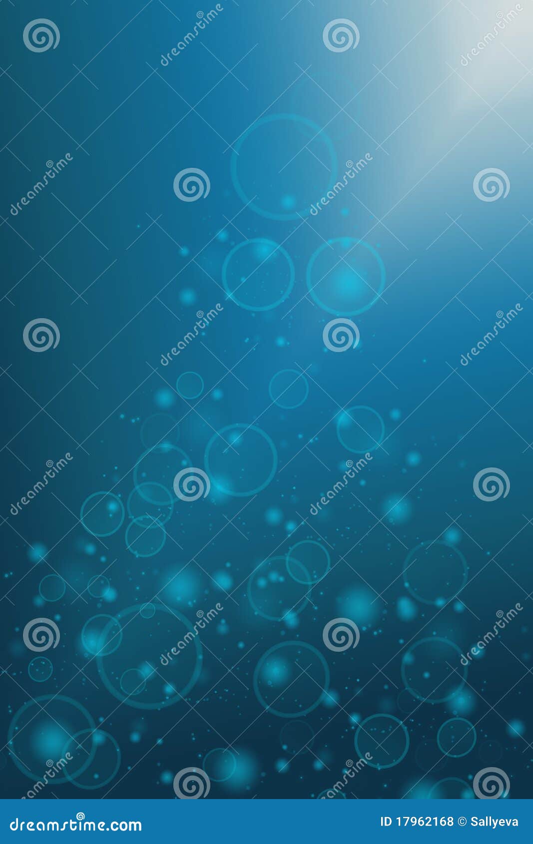 Blue bubble stock illustration. Illustration of round - 17962168