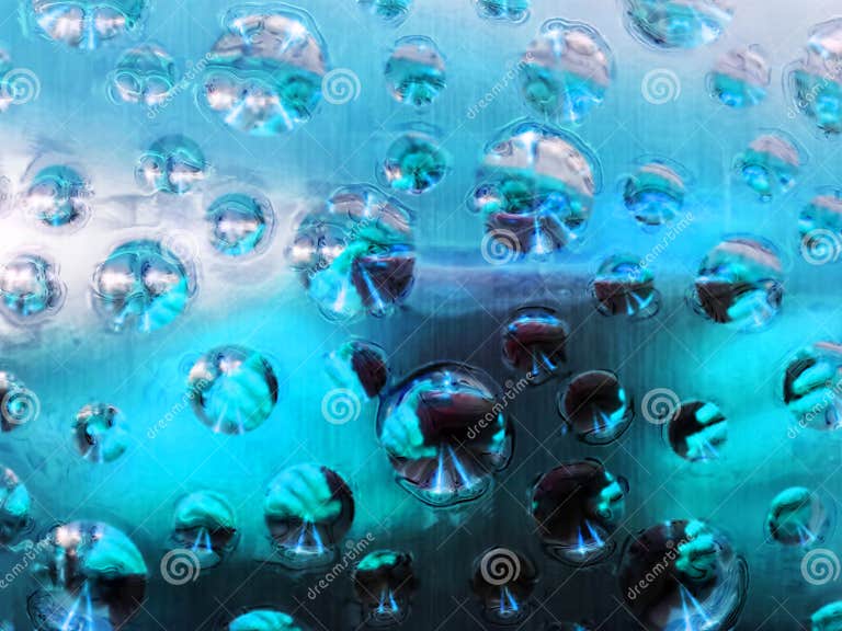 Blue Bubble Abstract Texture Stock Image - Image of wallpaper, clean ...