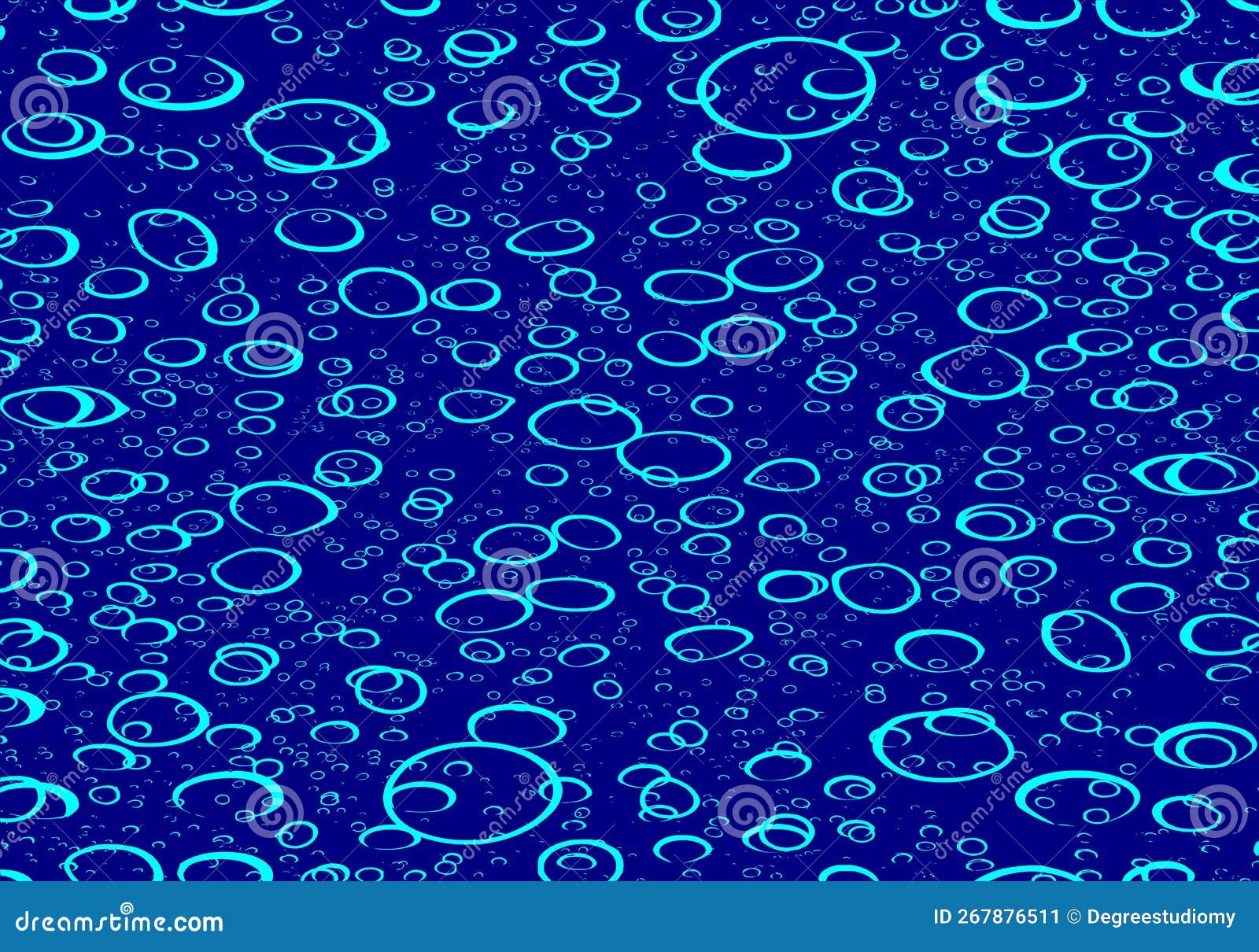 Blue Bubble Backgrounds. Vector Illustration Stock Vector ...