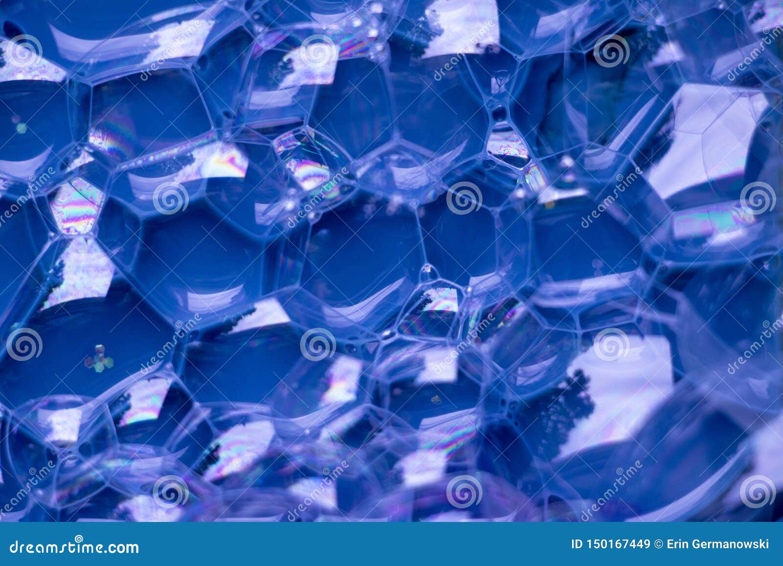 Blue Bubble Cells Background Texture Stock Image - Image of cells ...