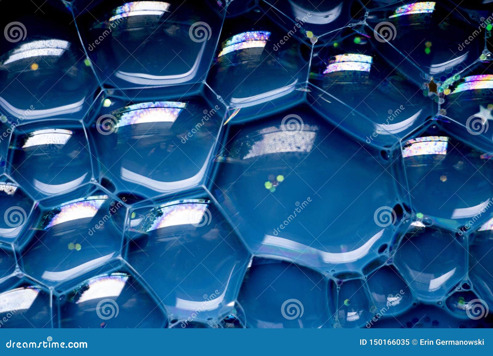 Blue Bubble Cells Background Texture Stock Image - Image of cells ...
