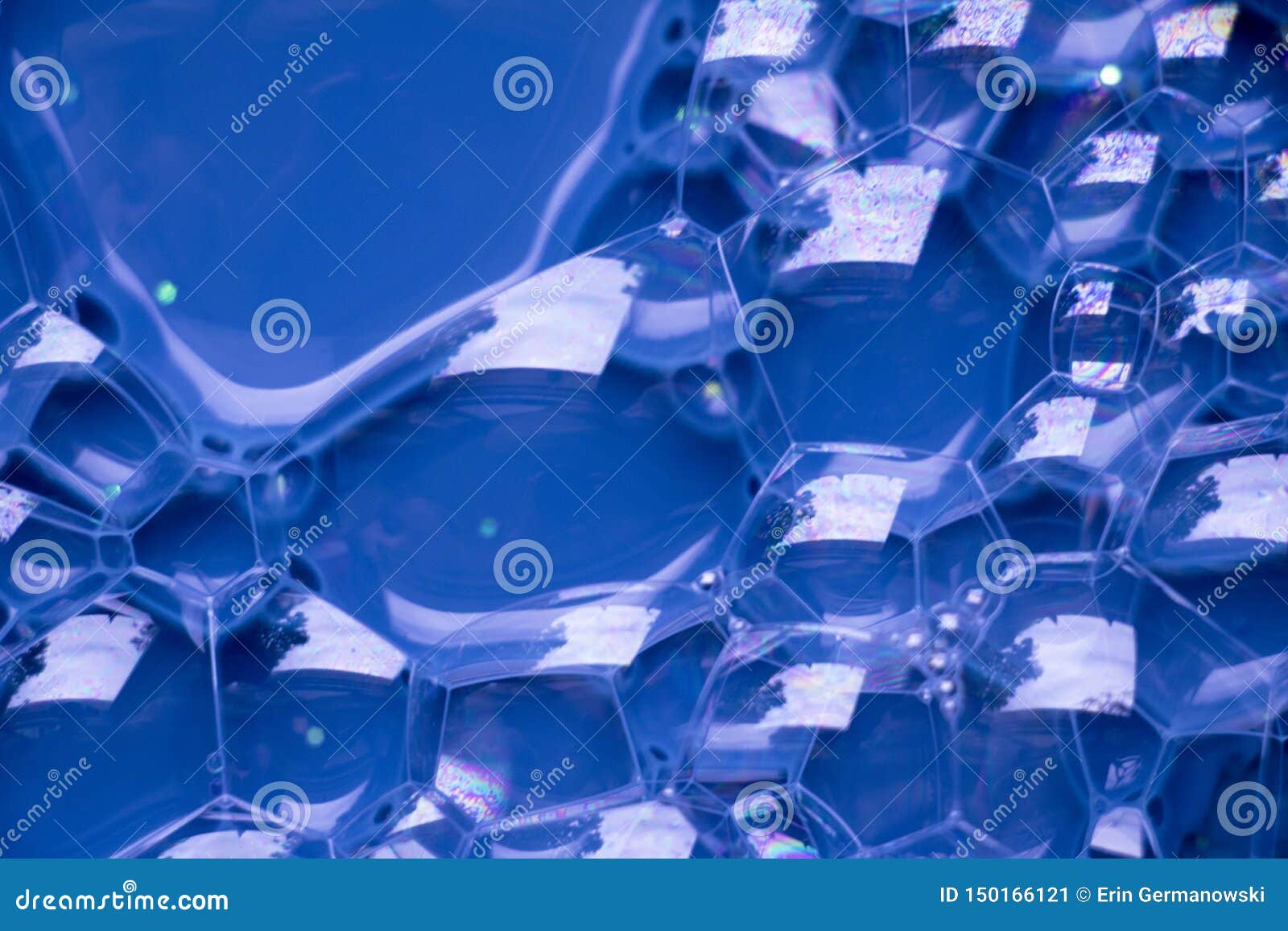 Blue Bubble Cells Background Texture Stock Image - Image of nhive ...