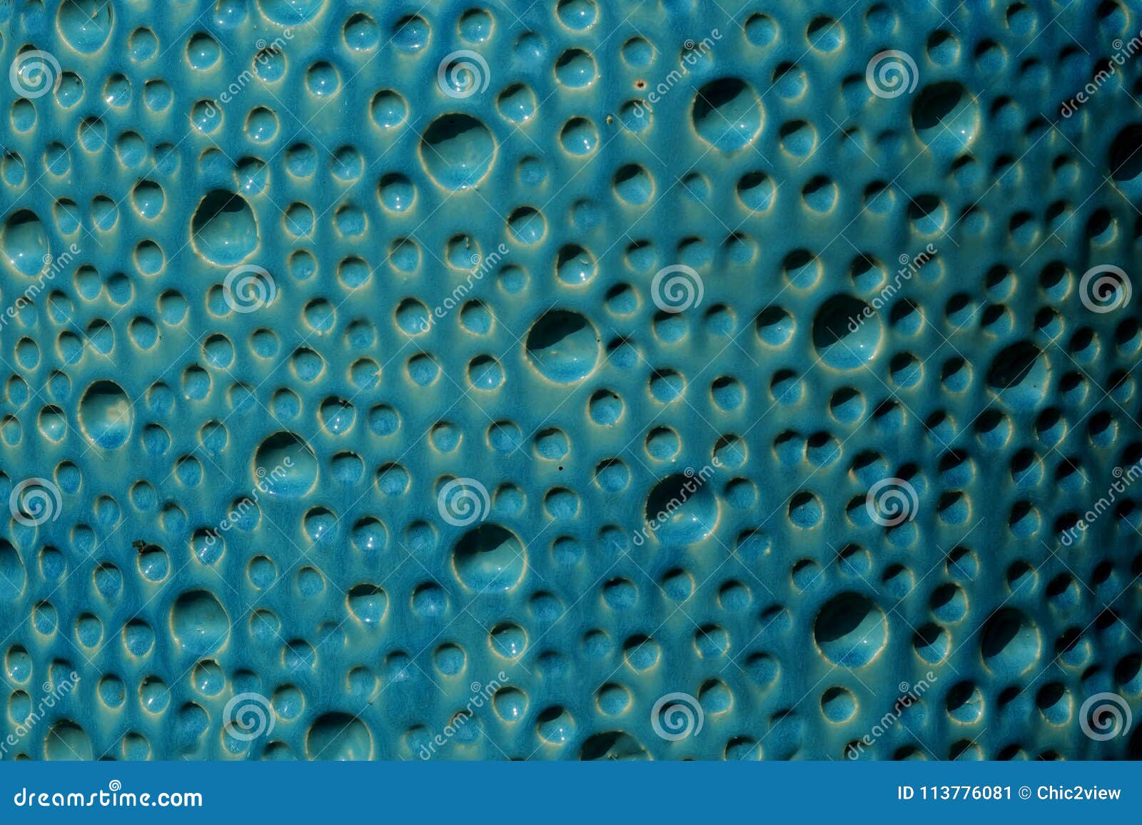 Blue Bubble Texture Surface Background Make from Ceramic Concept Bubble ...