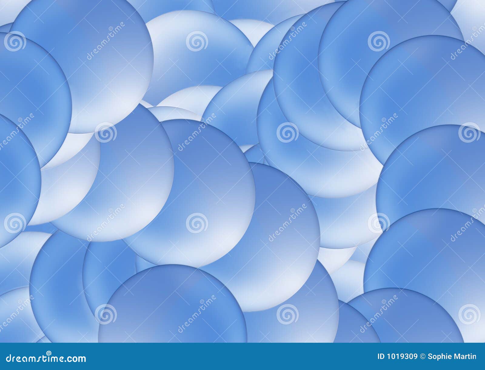 Blue bubbles stock illustration. Illustration of bubble - 1019309