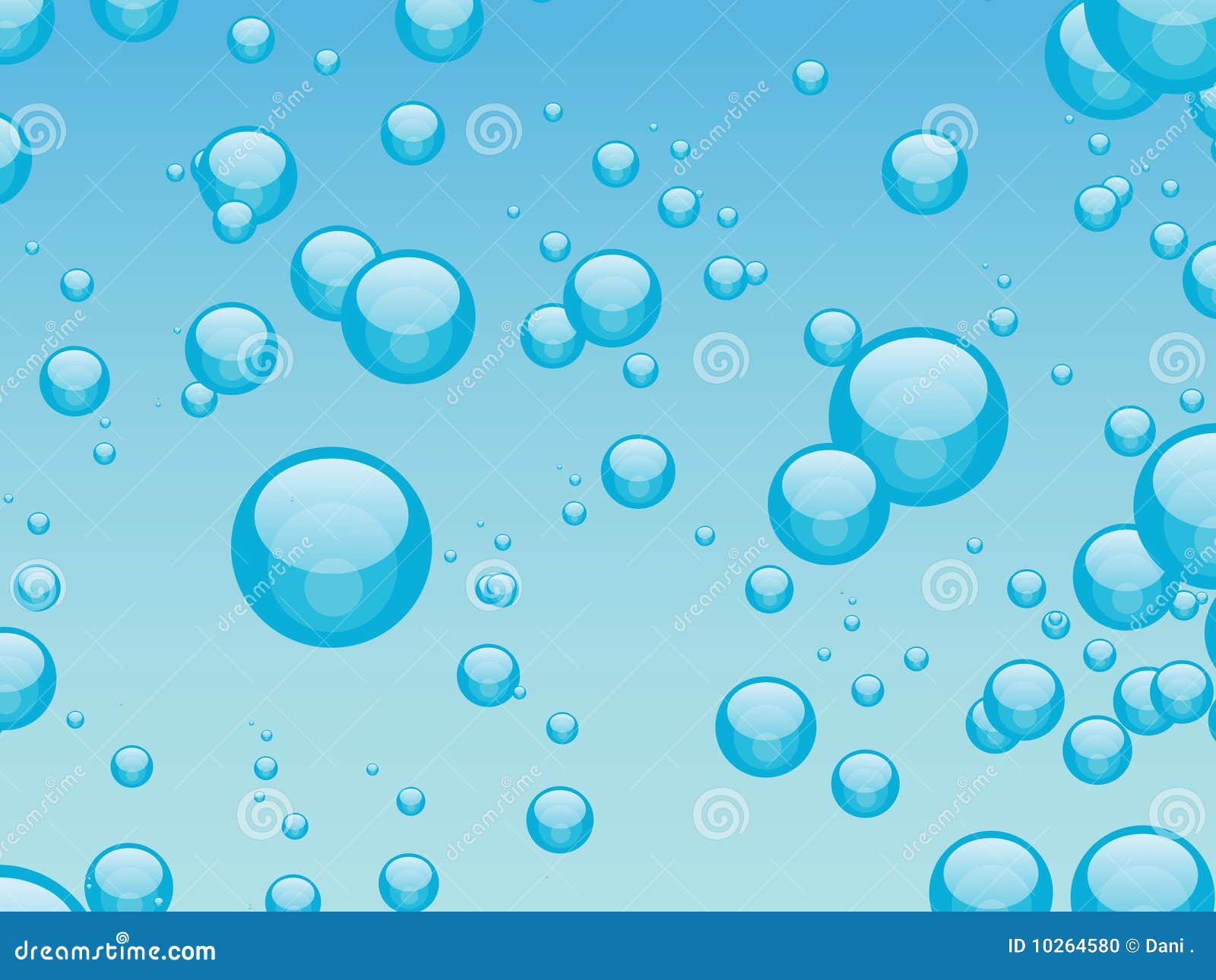 Blue Bubbles stock illustration. Illustration of circle - 10264580