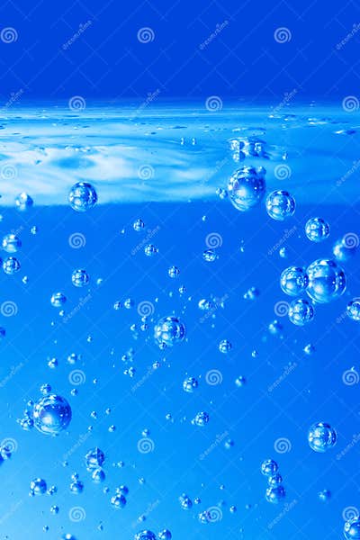 Blue bubbles stock photo. Image of liquid, bubbles, shiny - 3470838