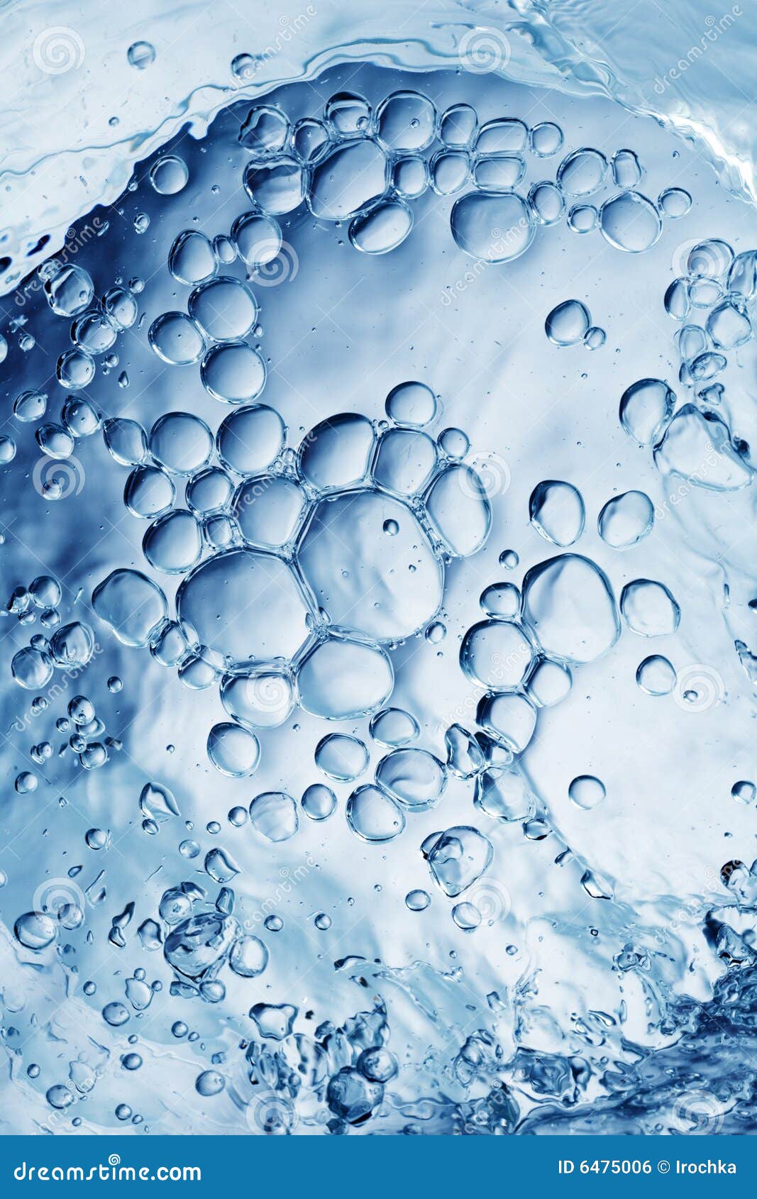 Blue bubbles background stock photo. Image of surface - 6475006
