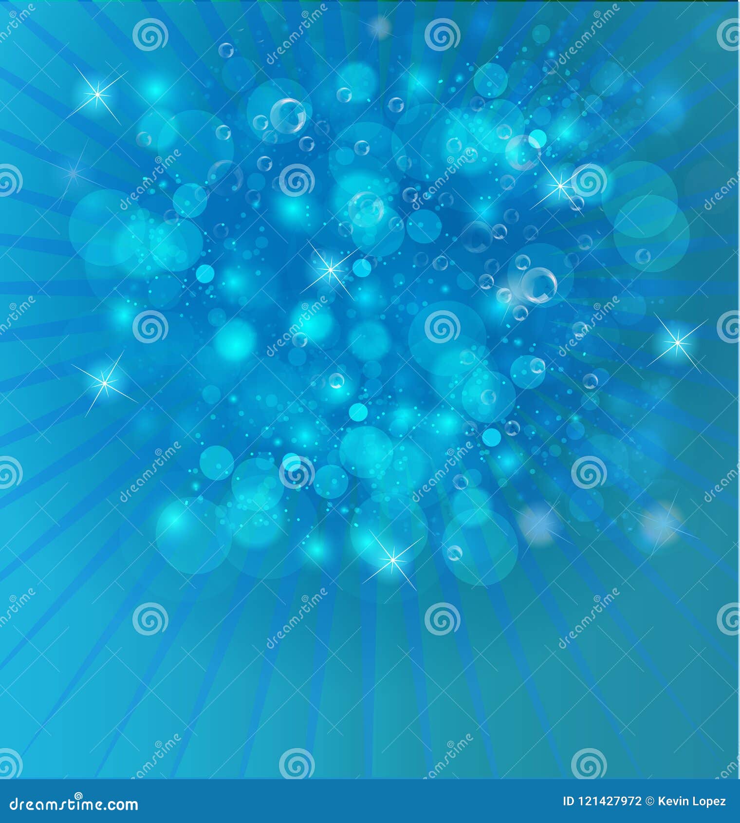 Blue Bubbles Background Vector Stock Vector - Illustration of mosaic ...