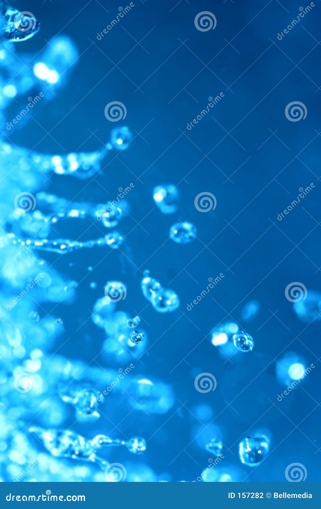 Blue Bubbles in Motion stock photo. Image of concept, beverage - 157282